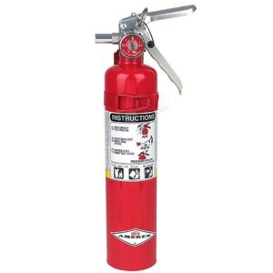 Amerex B417, 2.5lb ABC Dry Chemical Class A B C Fire Extinguisher, with Wall Bracket (3-PACK)