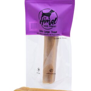 Himal Dog Treat , 100% Natural Yak Chew (Extra Large 5.5-6.5 oz) for Dog Under 70 Lb