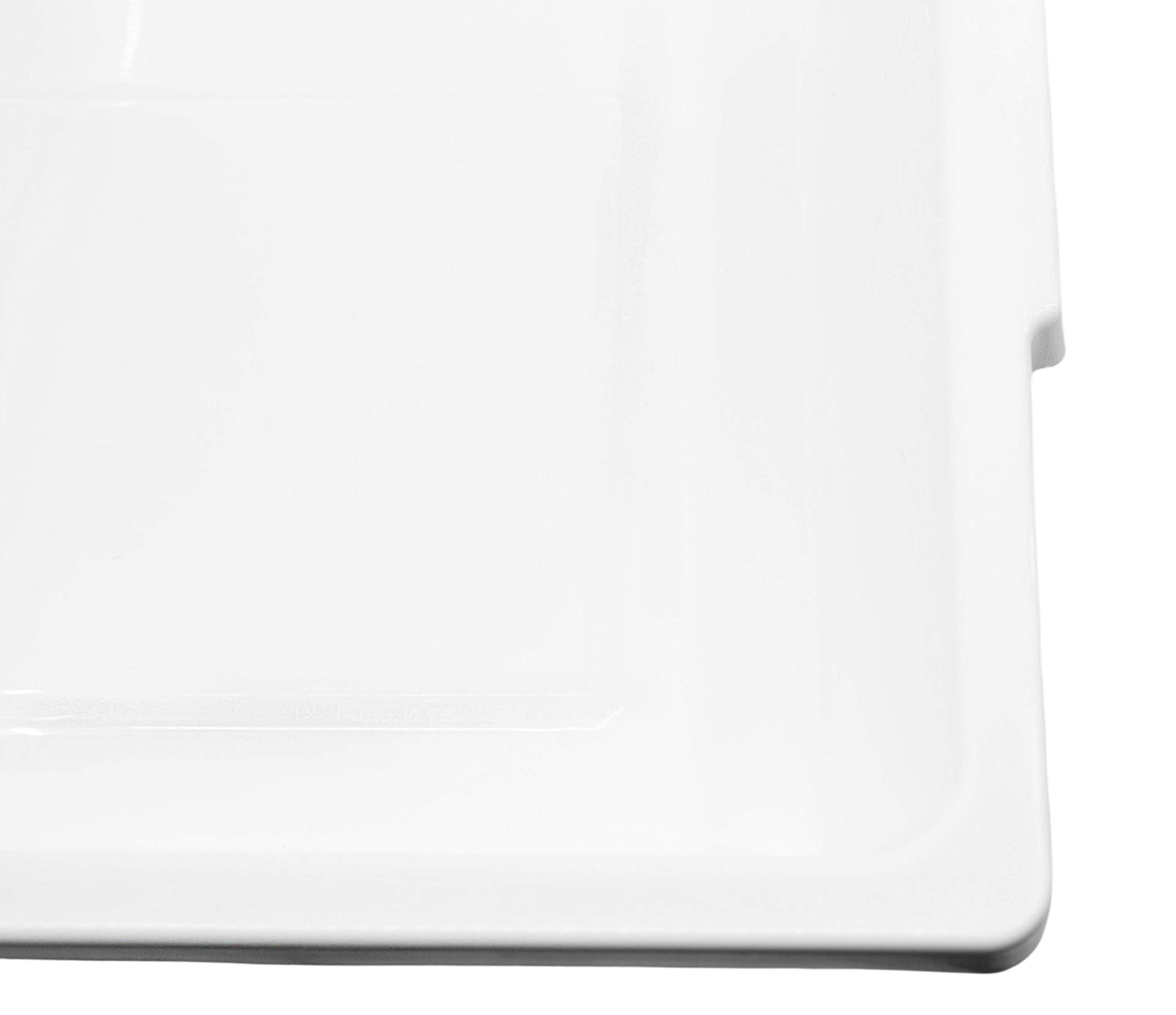 EISCO Utility Tray - Polypropylene Plastic - 14.5 x 13.5 x 5 Inches