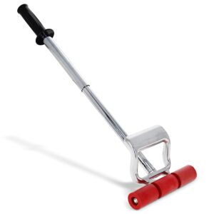 dct heavy-duty flooring seam press roller, extendable from 17in to 27in – laminate, vinyl, carpet, tile, linoleum floor