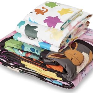 Pokémon, "Kanto Favorites" Twin Bed in a Bag Set, 64" x 86", Twin, Multi Color