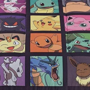 Pokémon, "Kanto Favorites" Twin Bed in a Bag Set, 64" x 86", Twin, Multi Color