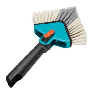 GARDENA CombiSystem Angle Broom: Comfortable Eckbesen for Removing e.g. Cobwebs in Corners, Variable Working Angle (3634-20)