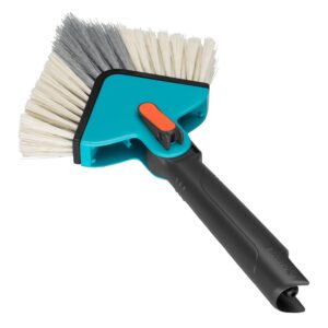 GARDENA CombiSystem Angle Broom: Comfortable Eckbesen for Removing e.g. Cobwebs in Corners, Variable Working Angle (3634-20)