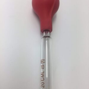 OESS Thick Glass Graduated Dropper Pipettes with Rubber Caps 10ml 4PCS