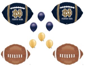 notre dame football game day birthday party balloons decorations supplies college university