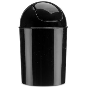 umbra mini waste can, 1-1/4 gallon with swing lid (galaxy)