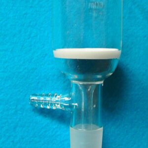 Deschem 60ml,24/40,Glass Buchner Filter Funnel,3# Coarse Filter,Vacuum Hose Connection