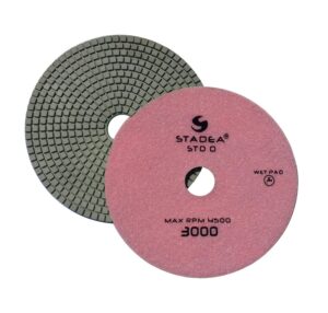 stadea ppw250b diamond polishing pad 7 inch grit 30 for marble concrete stones terrazzo granite floor polishing