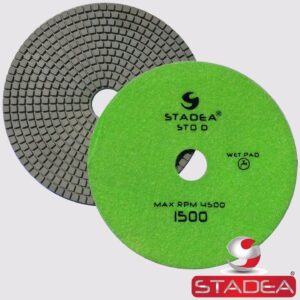 Stadea PPW250B Diamond Polishing Pad 7 Inch Grit 30 For Marble Concrete Stones Terrazzo Granite Floor Polishing