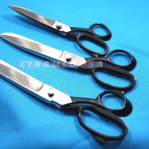 New German Heavy Duty Upholstery Sewing Dressmaking Carpet/Shear Tailor Fiber Cutting Scissors 8"+10"+12" -Long Last (Set of 3)