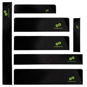 everpride chef knife sheath set (7-piece set) universal blade edge cover guards for chef’s and kitchen knives – durable, bpa-free, felt lined, sturdy abs plastic – knives not included