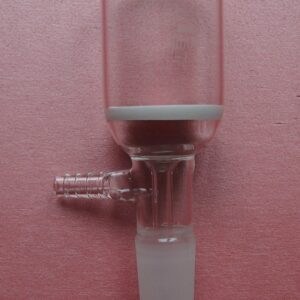 Deschem 60ml,24/40,Glass Buchner Filter Funnel,3# Coarse Filter,Vacuum Hose Connection