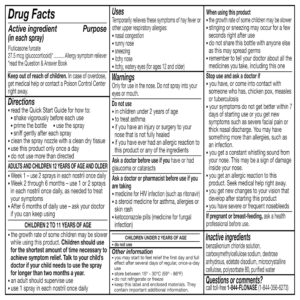 Flonase Sensimist Allergy Relief Nasal Spray for Non-Drowsy, 24-Hour Multi-Symptom Allergy Relief – 120 Sprays (Pack of 2)