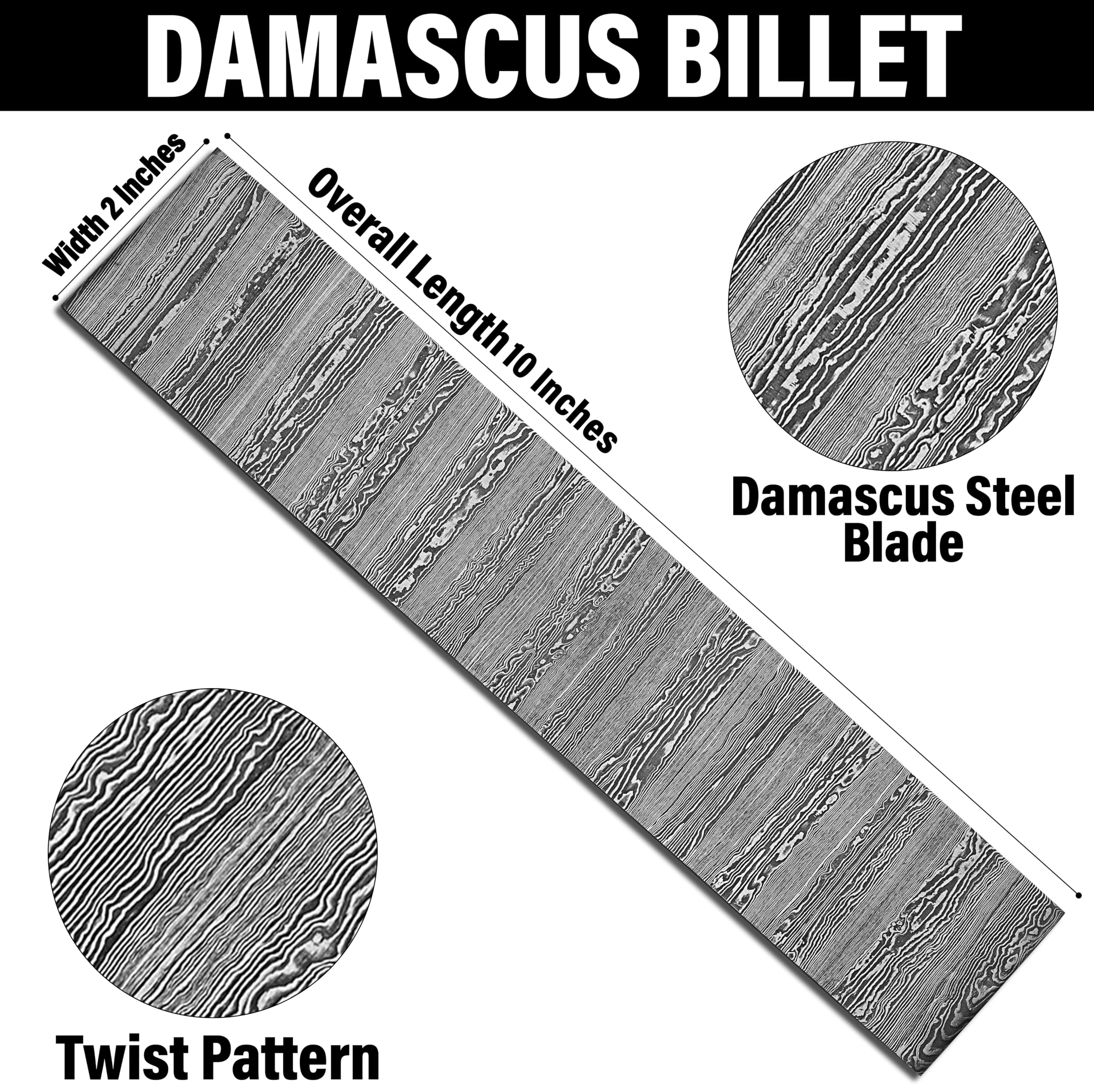 Knives Exporter HandForged Damascus Steel Billet for Artisans and Bladesmiths Metal Crafting Material Hand forged damascus steel billet for knife making