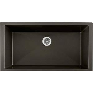 Elkay ELXRUP3620RT0 Quartz Luxe Ricotta Single Bowl Undermount Kitchen Sink with Perfect Drain