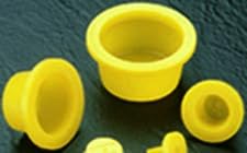 Caplugs WW-12 WW Series – Plastic Tapered Cap and Plug with Wide Thick Flange, 100 Pack, Yellow LD-PE, Cap OD 0.805" x Plug ID 0.975" Threaded and Non-Threaded Protection, Masking (99394874)