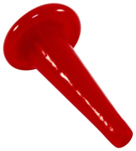 caplugs tp-4 – tp series – tapered vinyl plugs, 1000 pack, min hole diameter 0.07" x max hole diameter 0.15" x length 0.50", vinyl, red, flexible, small hole plugs (99191866)