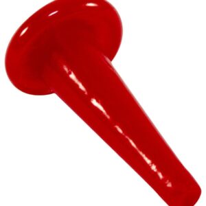 Caplugs TP-4 – TP Series – Tapered Vinyl Plugs, 1000 Pack, Min Hole Diameter 0.07" x Max Hole Diameter 0.15" x Length 0.50", Vinyl, Red, Flexible, Small Hole Plugs (99191866)