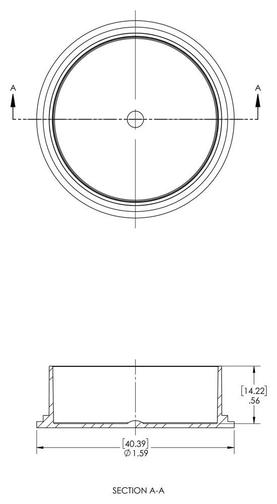 Caplugs SEC-22 SEC Series – Static Dissipative Cap for Threaded Connectors, 500 Pack, Pink LD-PE, Nominal Thread Size 1-3/8" Positive ESD Protection, Electrical & Electronic Connectors, Bayonet Type