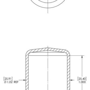 Caplugs VC-875-16 VC Series – Plastic Round Cap 200 Pack, Black Vinyl, 0.875" W x 1.00" L Protective Closures, Thread Protectors, Dust and Moisture Seals, Masking, Plating, Color Coding (99190197)