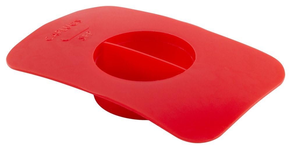 Caplugs 99191876 Plastic Covers for Split-Flange Connections. SFP-24, PE-LD, to fit SAE 3000 lbs. 4 Bolt Hydraulic Flanges. Flange Dash -24 Flange Size 1 1/2", Red (Pack of 100)