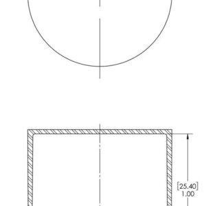 Caplugs SC-2 3/4 SC Series – Plastic Sleeve Cap for Tube Ends, 100 Pack, Red LD-PE, 2.750" W x 1.00" L Threaded and Non-Threaded Tubing, Rods, Masking, Painting, Plating, Grit-Blasting (99191299)