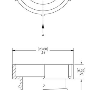 Caplugs PD-80 PD Series – Plastic Threaded Plug for Flared JIC Fittings, 500 Pack, Red LD-PE, Thread Size 3/4"-16 Open End Protection, Leak Prevention, Automotive, Hydraulic Systems (99191183)