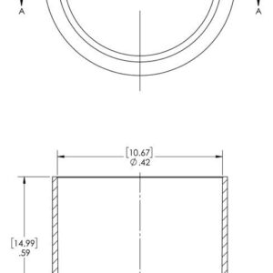 Caplugs 99191205 Plastic Cap for Threaded Connectors. RC-7, PE-LD, to Cap Thread Size 7/16 Cap ID 0.42" Length 0.59", Red (Pack of 1000)