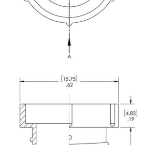 Caplugs PD-40 PD Series – Plastic Threaded Plug for Flared JIC Fittings, 1000 Pack, Red LD-PE, Thread Size 7/16"-20 Open End Protection, Leak Prevention, Automotive, Hydraulic Systems (99191174)