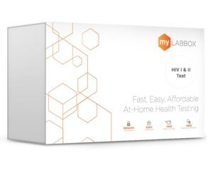 std at home test for women hiv-1 and hiv-2 by mylab box