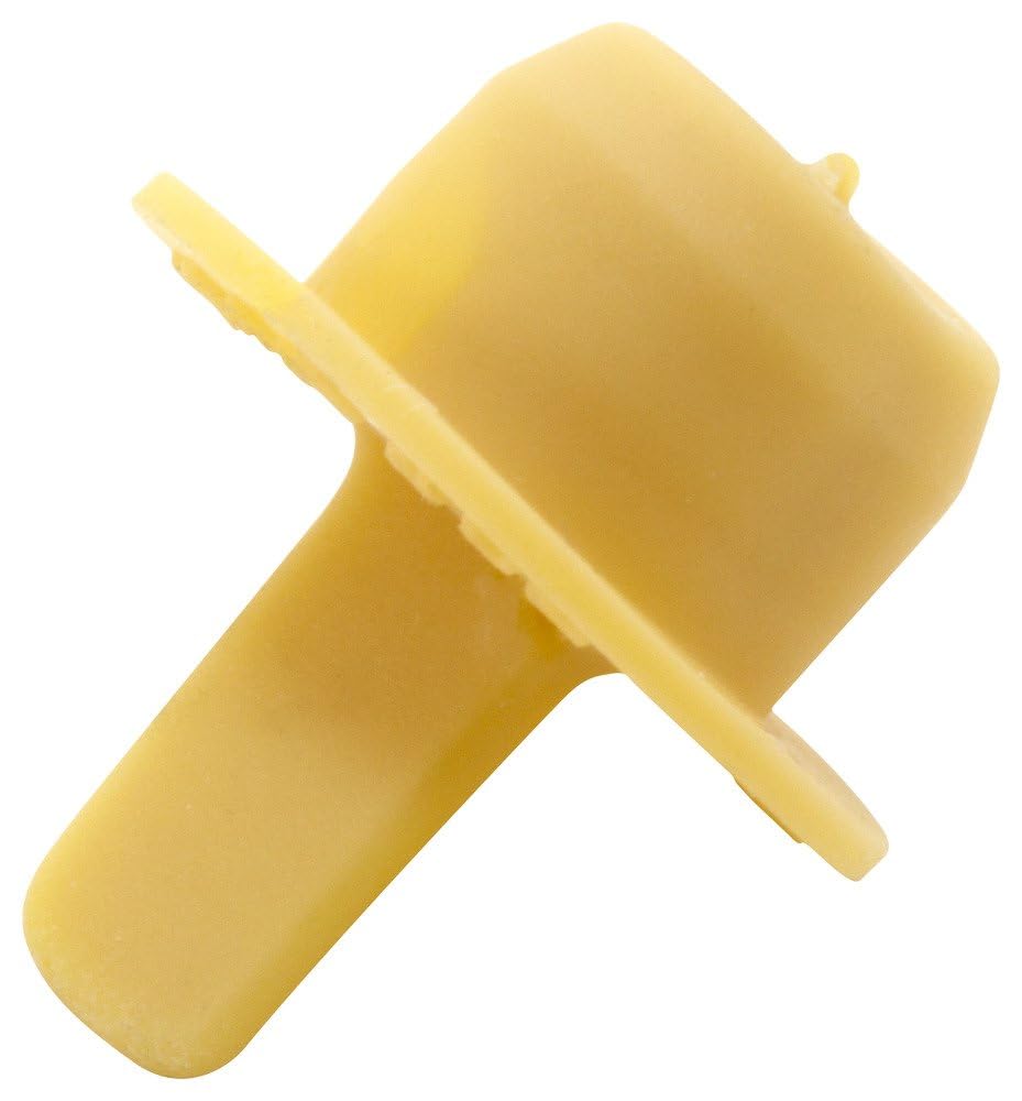 Caplugs QECP7/16Q1 Plastic Ergonomic Center Pull Tab Plug. ECP-7/16, TEO, Cap OD 0.64" Plug ID 0.41", Yellow (Pack of 1000)