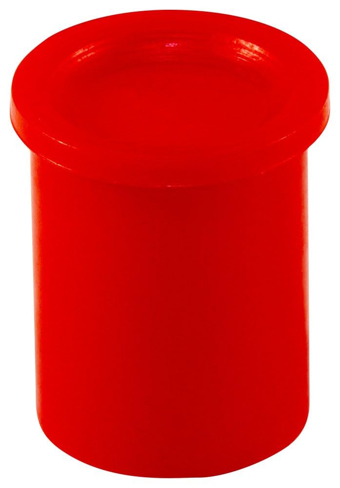 Caplugs 99191205 Plastic Cap for Threaded Connectors. RC-7, PE-LD, to Cap Thread Size 7/16 Cap ID 0.42" Length 0.59", Red (Pack of 1000)