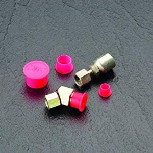 Caplugs QPN20Q1 Plastic Push-On NPT Cap to Cap Thread Size 1-1/4" PN-20, PE-LD, to Cap Thread Size 1-1/4", Red (Pack of 160)