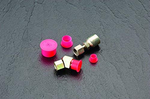 Caplugs QPN20Q1 Plastic Push-On NPT Cap to Cap Thread Size 1-1/4" PN-20, PE-LD, to Cap Thread Size 1-1/4", Red (Pack of 160)