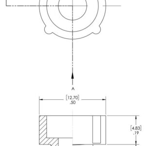 Caplugs PDI-31 PDI Series – Plastic Threaded Plug for Inverted Flared Fittings, 1000 Pack, Red LD-PE, Thread Size 3/8"-24 Hole Protection, Dust and Dirt Seals, Leak Prevention, Masking (99191173)