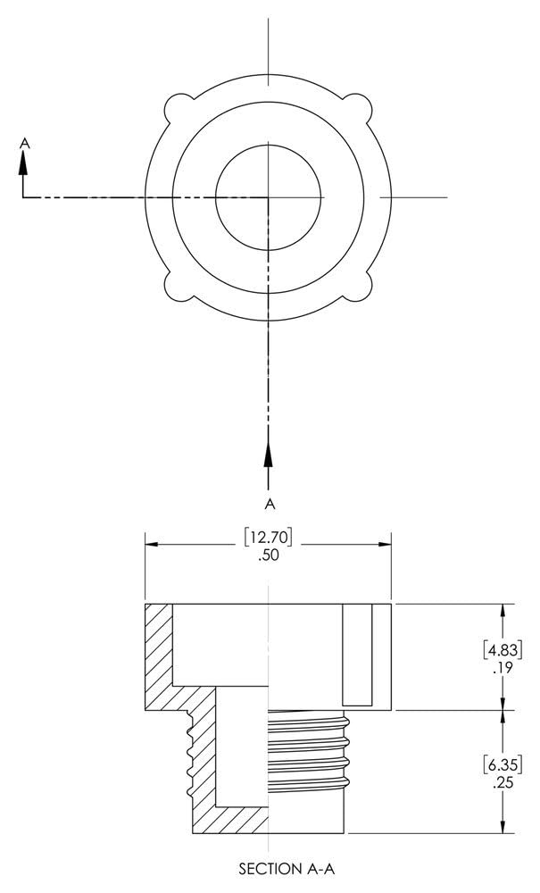 Caplugs PDI-31 PDI Series – Plastic Threaded Plug for Inverted Flared Fittings, 1000 Pack, Red LD-PE, Thread Size 3/8"-24 Hole Protection, Dust and Dirt Seals, Leak Prevention, Masking (99191173)