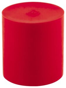 caplugs sc-428 sc series – plastic sleeve cap for tube ends, 10 pack, red ld-pe, 1.375" w x 1.50" l threaded and non-threaded tubing, rods, masking, painting, plating, grit-blasting (z428q2)