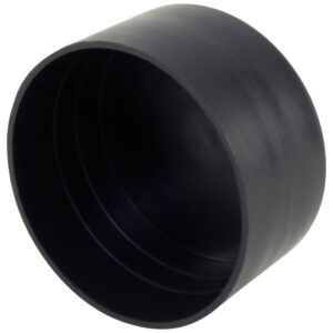 Caplugs Plastic Cap for Threaded Pipe Ends. CE-317, PE-LD, to Cap Pipe Size 2 1/2 NPT", Black (Pack of 10)