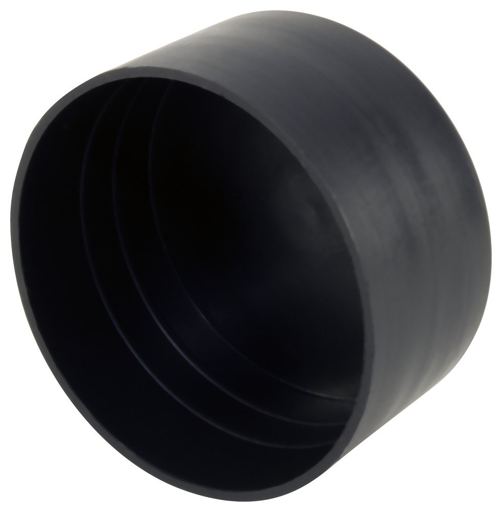 Caplugs Plastic Cap for Threaded Pipe Ends. CE-317, PE-LD, to Cap Pipe Size 2 1/2 NPT", Black (Pack of 10)