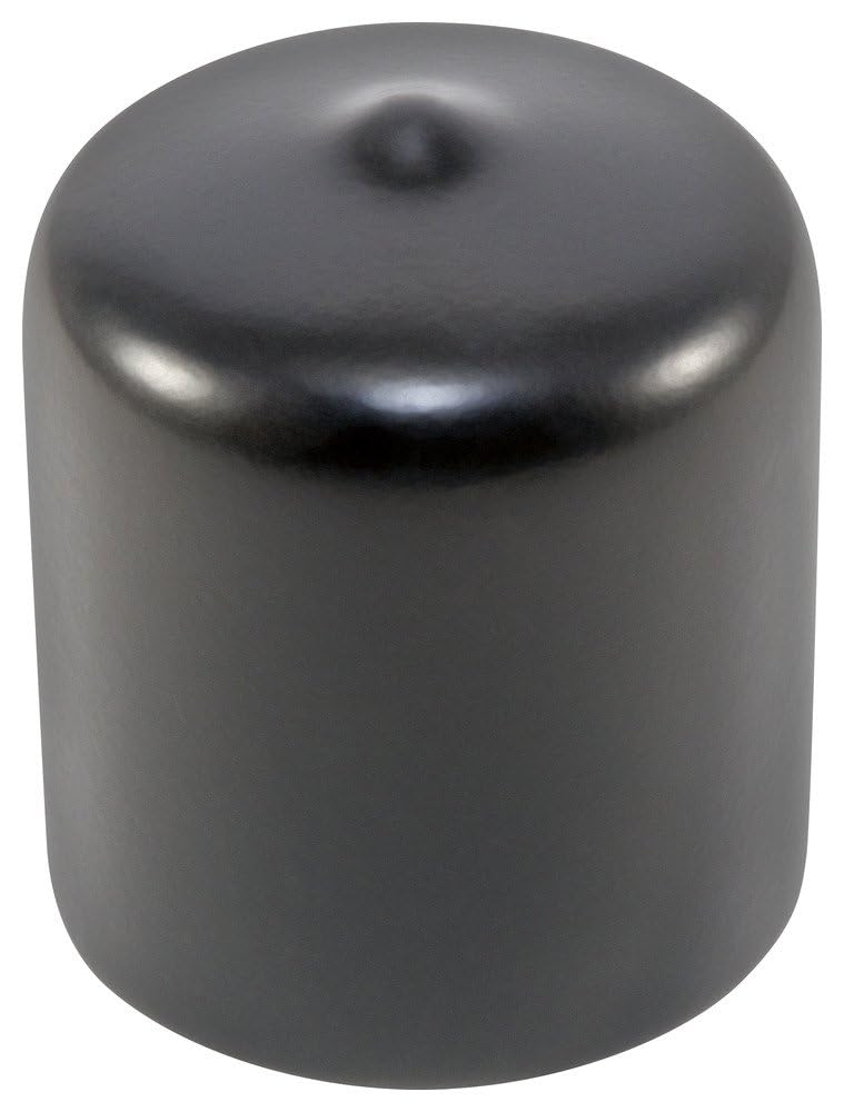 Caplugs HVC-875-16 HVC Series – Flexible Round Caps 25 Pack, Black Vinyl 0.875" W x 1.000" L Thread Protectors, Dust & Moisture Seals, Masking, Painting, Limited High Temp Exposure