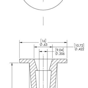 Caplugs T-4 T Series – Plastic Tapered Cap and Plug, 1000 Pack, Red LD-PE, Cap OD 0.356" x Plug ID 0.485" Protective Closures, Dust and Moisture Seals, MIL Spec, SAE Fittings, Hydraulic, EZ Remove