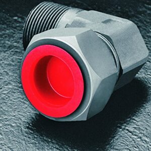 Caplugs Plastic Tapered Cap and Plug with Wide Flange W-17, PE-LD, Cap OD 1.393" Plug ID 1.615", Red (Pack of 40)