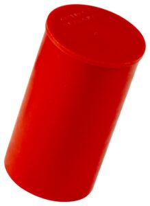 caplugs 99394921 plastic long-threaded connector cap rcl-11, pe-ld, to cap thread size .995 cap id .995" length 1.80", red (pack of 60)