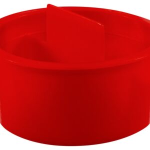 Caplugs ZCPT20Q1 Plastic Center Pull Tab Tapered Plug. CPT-20, PE-LD, Cap OD 2.16" Plug ID 1.938", Red (Pack of 10)