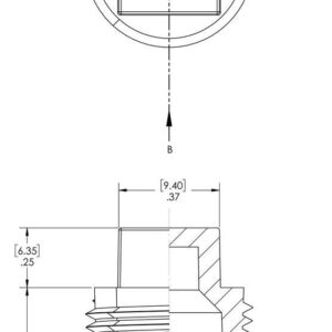 Caplugs P-28 P Series – Plastic Threaded Plug for NPT/NPS Pipe Fittings, 1000 Pack, Red HD-PE, Thread Size NPT 1/4" Tapered & Straight, Temporary Seals, Thread Protection, Leak Prevention (99191150)