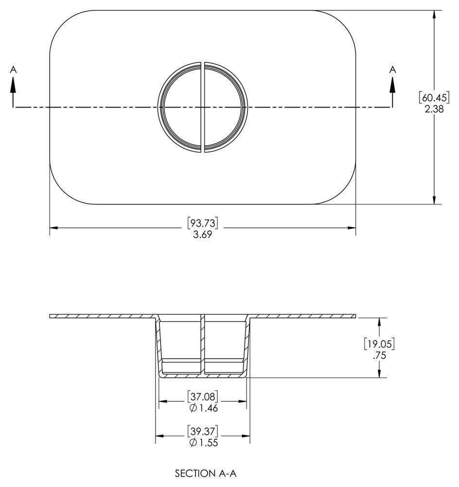 Caplugs 99191876 Plastic Covers for Split-Flange Connections. SFP-24, PE-LD, to fit SAE 3000 lbs. 4 Bolt Hydraulic Flanges. Flange Dash -24 Flange Size 1 1/2", Red (Pack of 100)