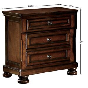 Homelegance Cumberland 2-Drawer Nightstand, Cherry