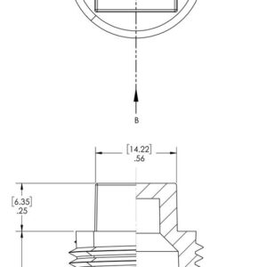 Caplugs 99390176 Plastic Threaded Plug for Pipe Fittings. P-48, PE-HD, to Plug Thread Size 1/2 NPT", Red (Pack of 50)