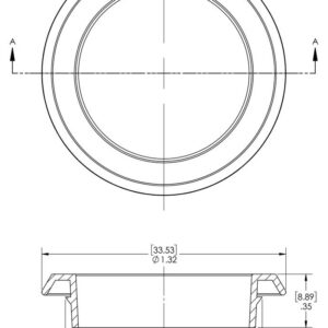 Caplugs 99394984 Plastic Grommets for Holes in Sheet Metal. GRO-1-UL, TEO, Hole Size 1.00" Metal Thickness .03-.08", Black (Pack of 200)